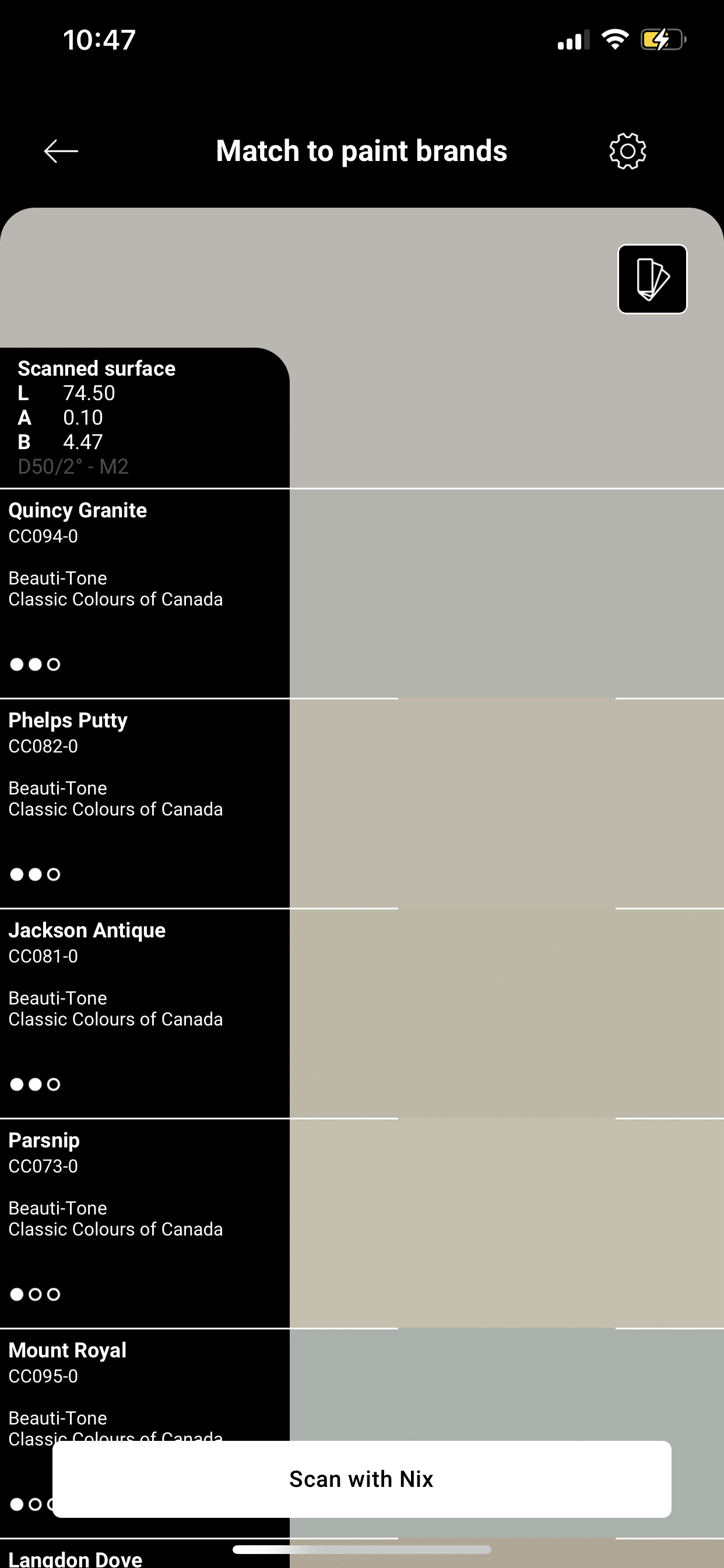 NTK - Match to paint – Nix Sensor Ltd