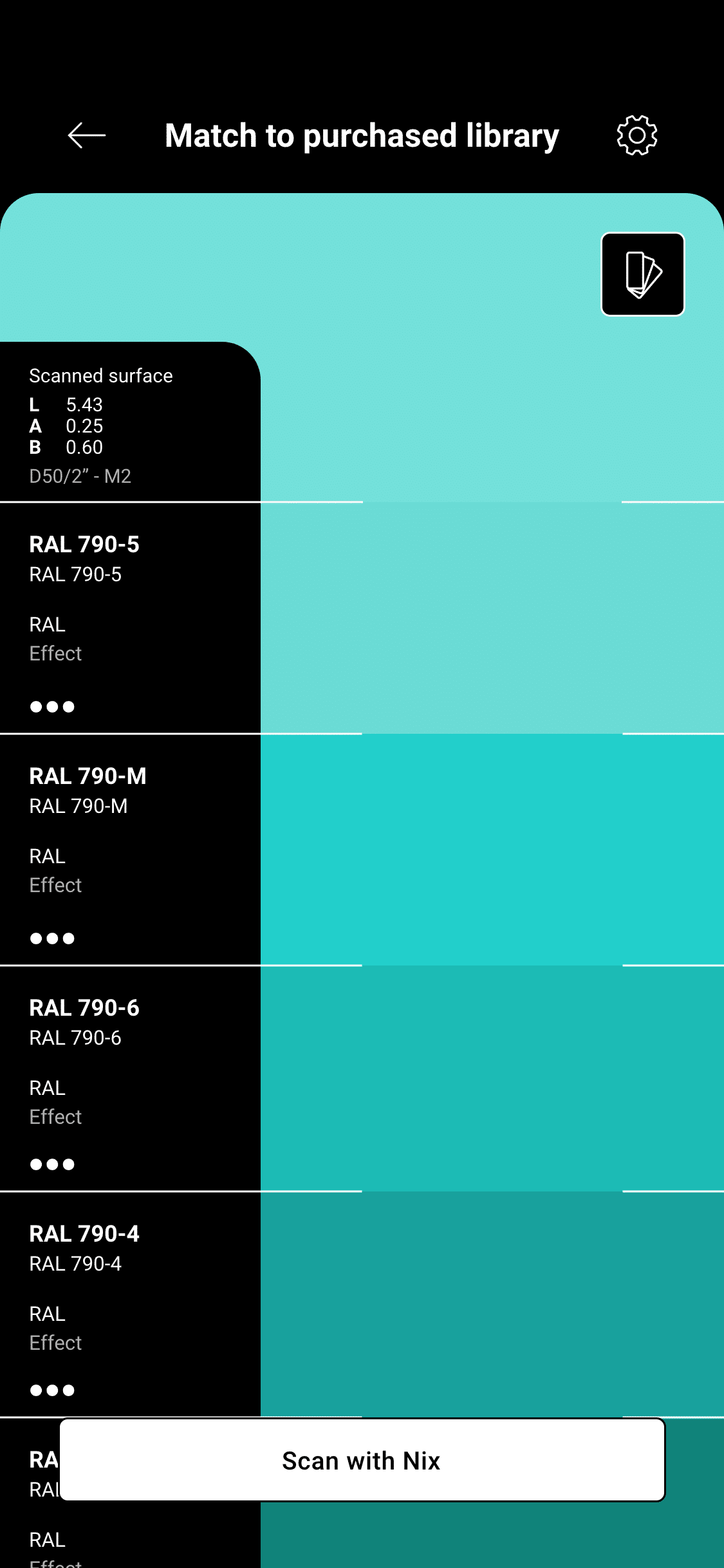 NTK - Match to purchased library – Nix Sensor Ltd