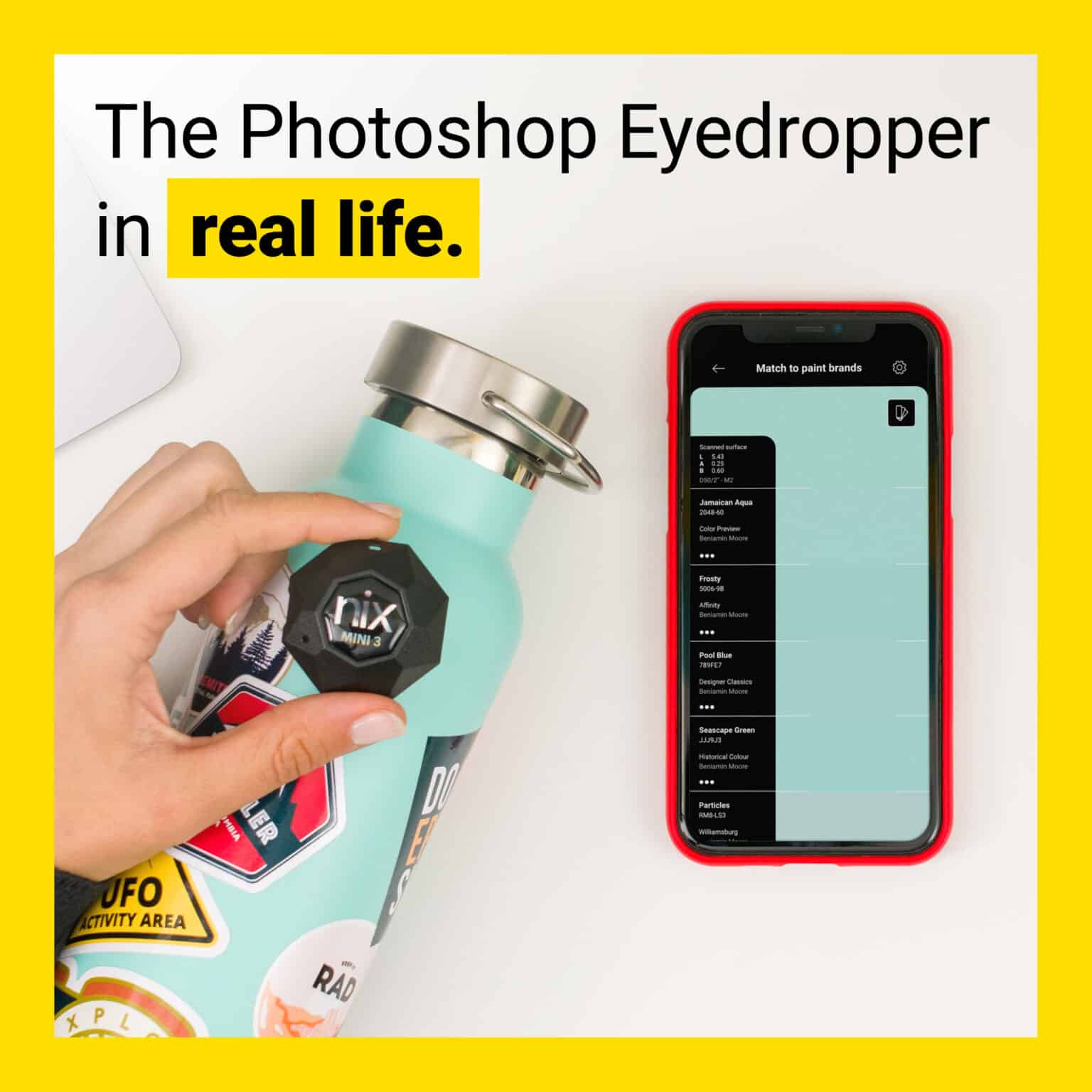 Nix Sensor - Color Matching Tool, Paint Color Sensor App